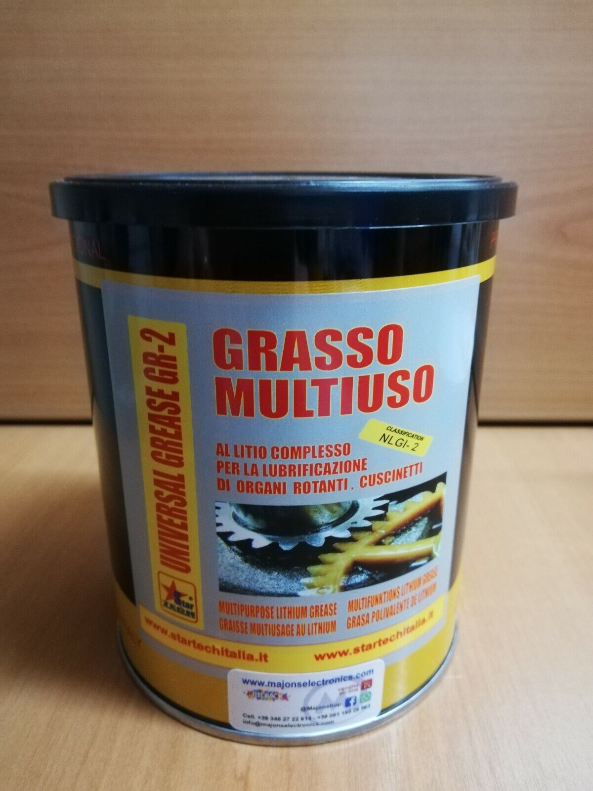 GRASSO AL LITIO MULTIUSO PROFESSIONALE UNIVERSAL LATTA DA 1 KG PER ...